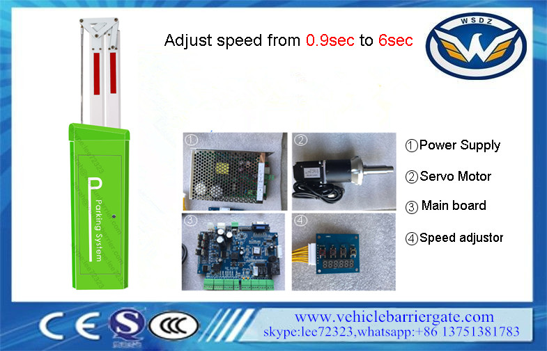 Wind Power Full Automatic Barrier Gate Operator For Toll Gate System